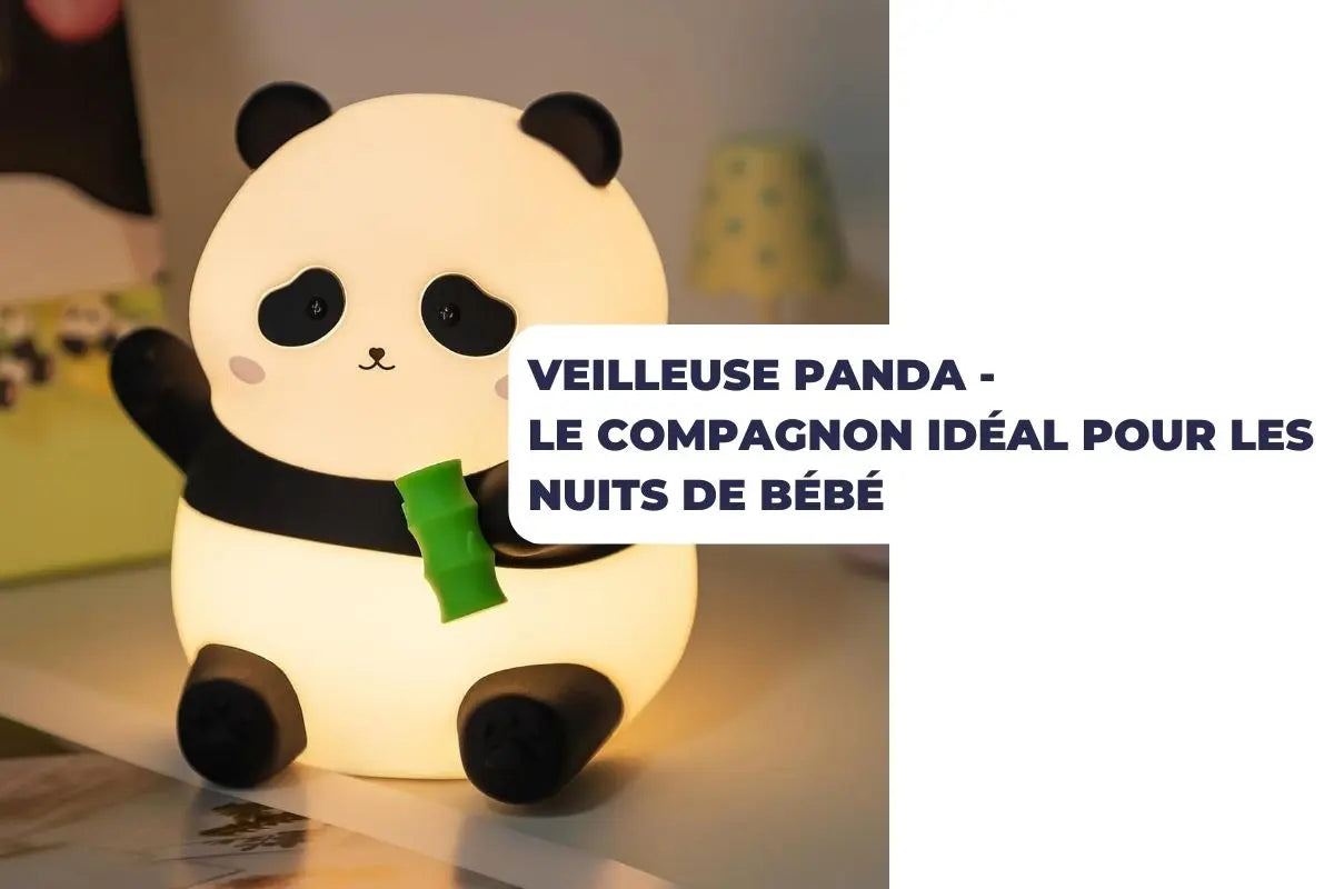 Veilleuse panda - Le compagnon idéal pour les nuits de bébé – Veilleuse cocon